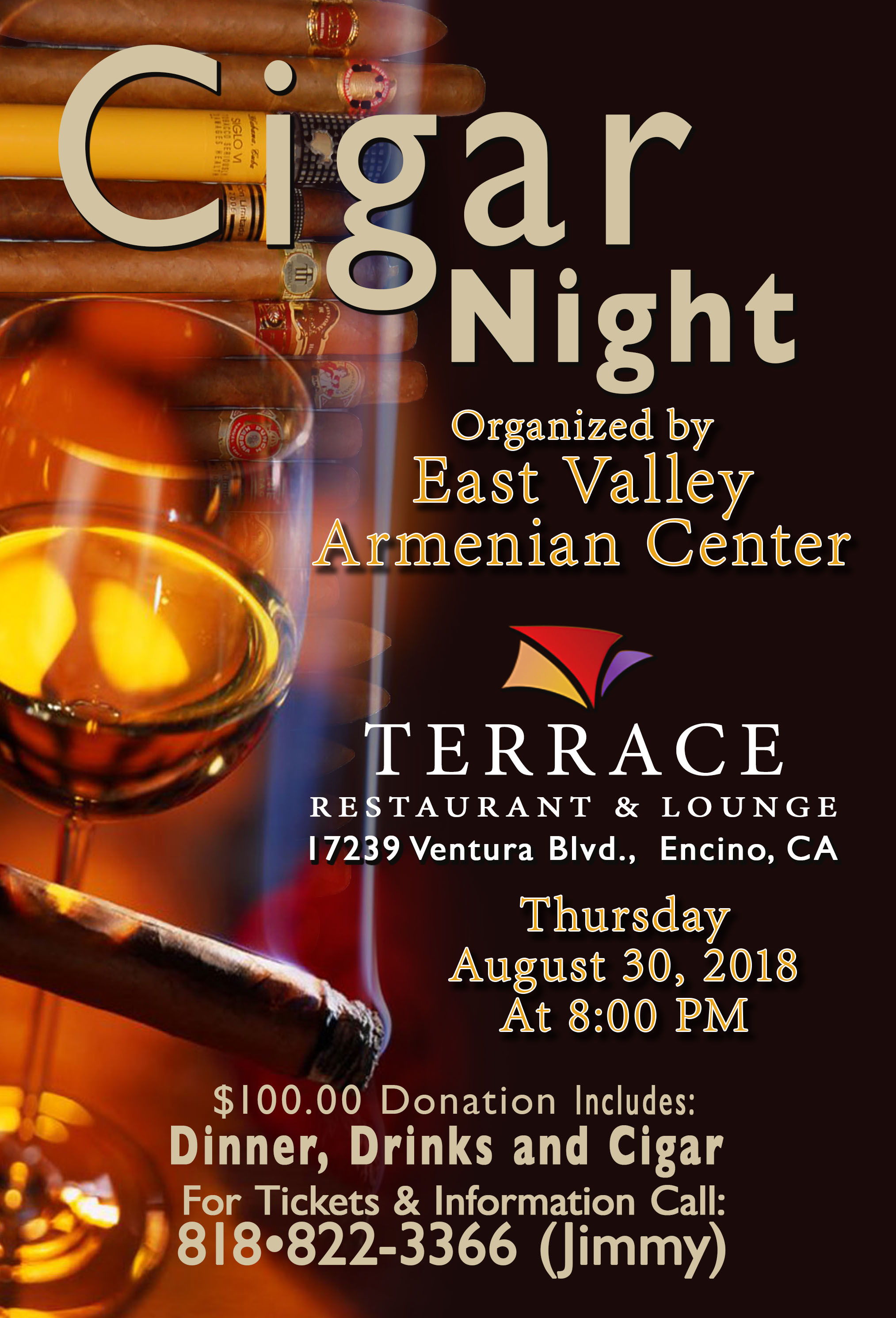 Cigar Night – Papken Seuni Committee – Բաբգէն Սիւնի Կոմիտէ